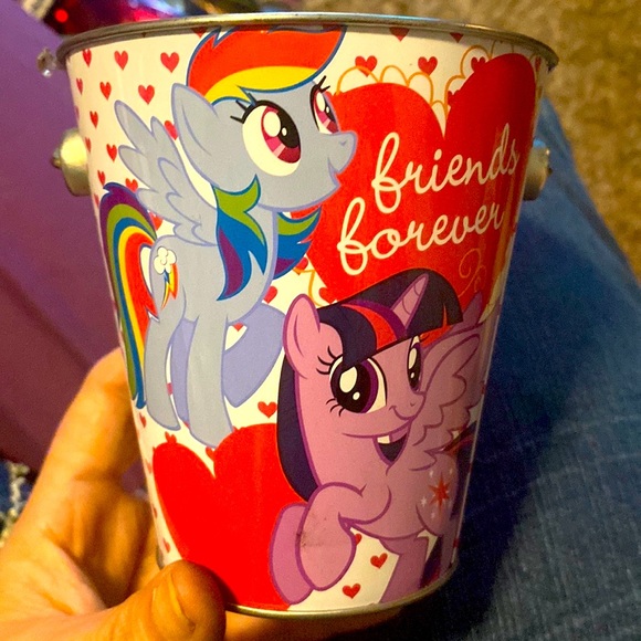 Hasbro | Toys | My Little Pony Tin Metal Bucket | Poshmark